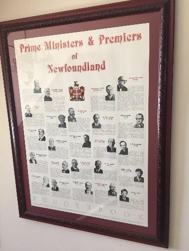 Prime Ministers and Premiers of Newfoundland poster – Terra Nova Publishing